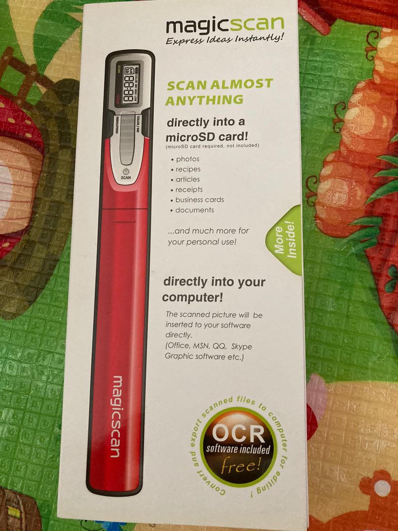 Magicscan handheld scanner, Computers & Tech, Printers, Scanners ...