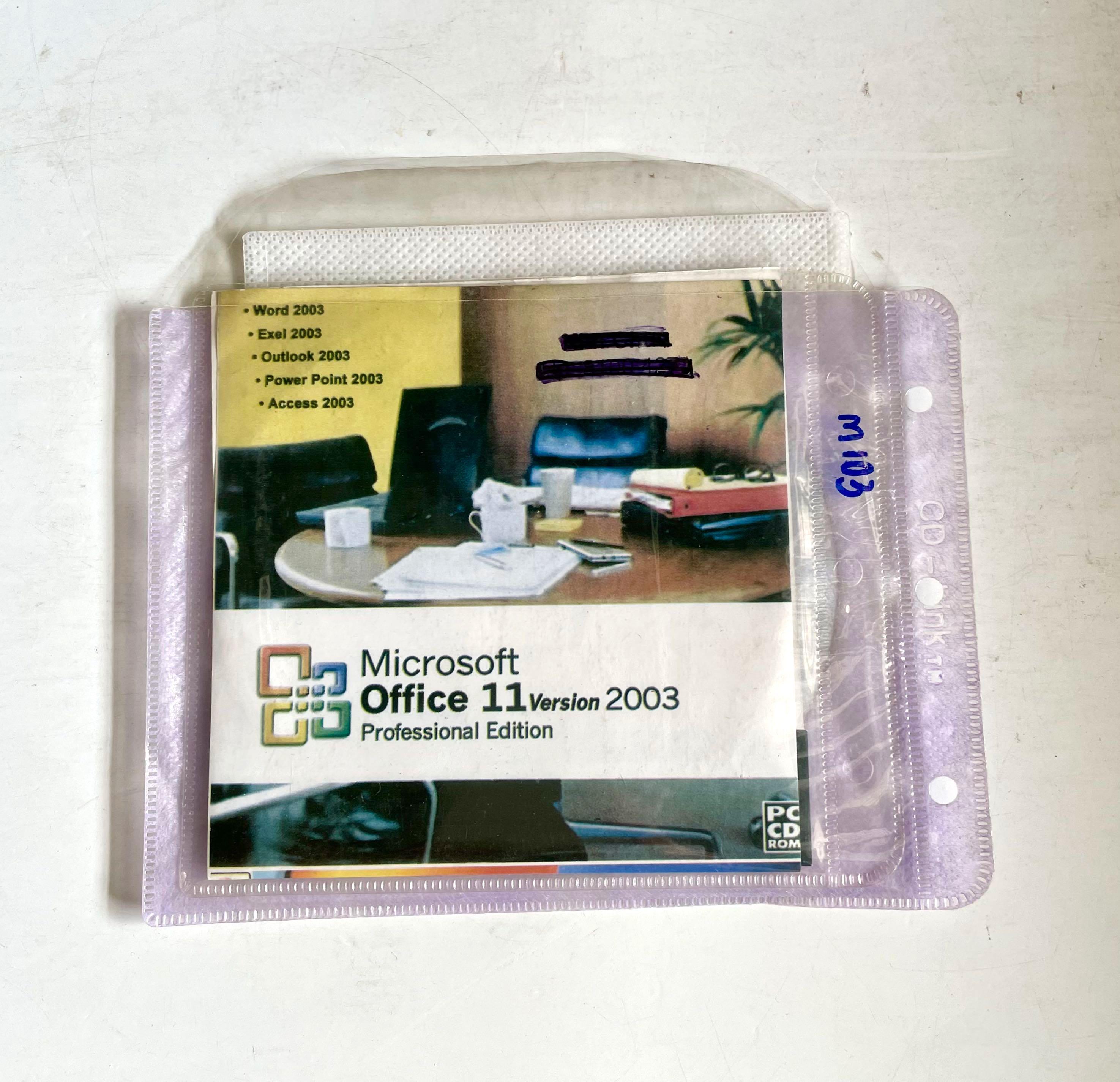Microsoft Office 11 version 2003 Professional Edition, Computers & Tech ...