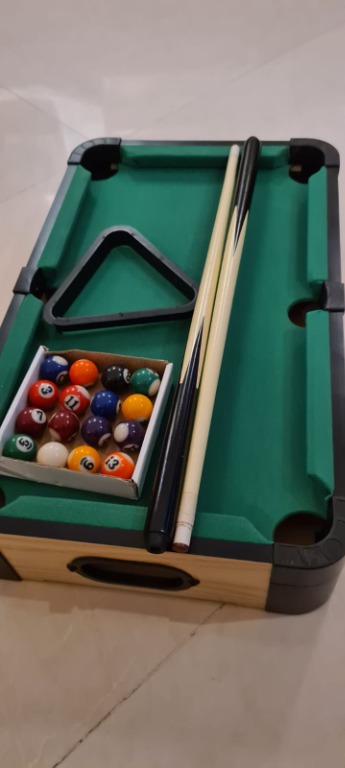 Mini Pool Set, Hobbies & Toys, Toys & Games on Carousell