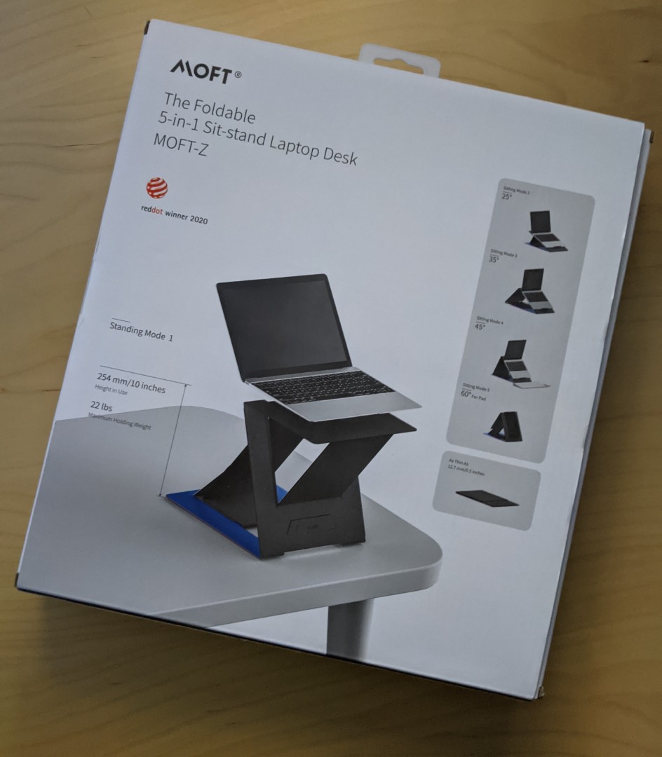 MOFT Z Foldable 5-in-1 Sit-Stand Laptop Stand, Computers & Tech, Parts ...
