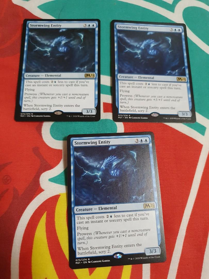 MTG Stormwing Entity x 3, Hobbies & Toys, Memorabilia & Collectibles ...