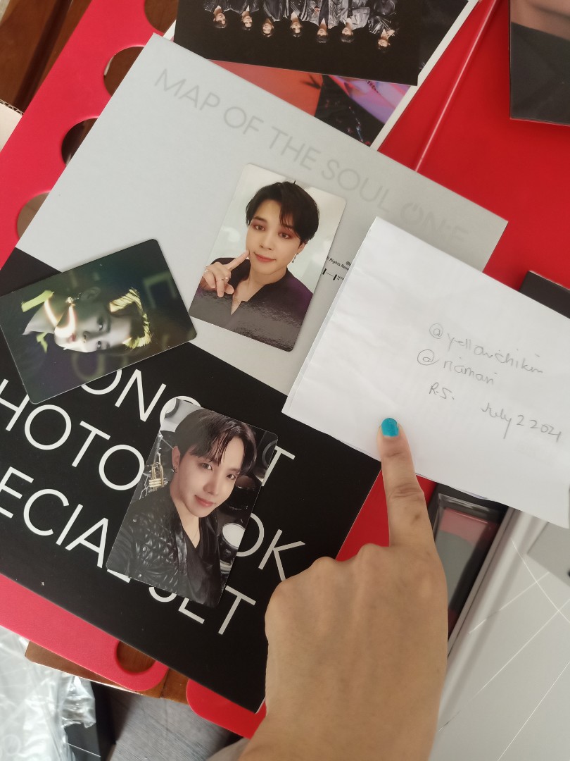 On hand MOTS ON:E CONCEPT PHOTOBOOK SPECIAL SET WITH JIMIN HOLO HOPE ...
