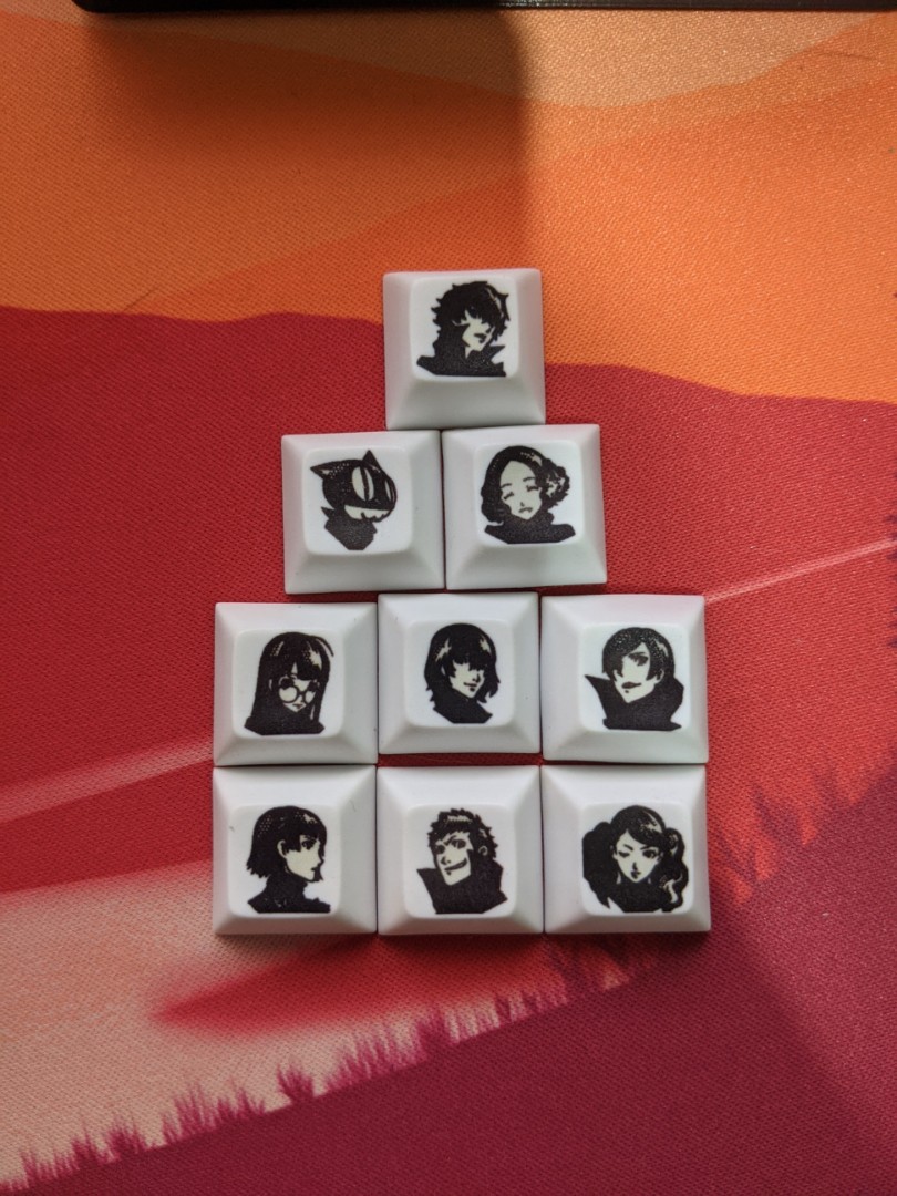 Persona 5 Keycaps for mechanical keyboard, Computers & Tech, Parts ...