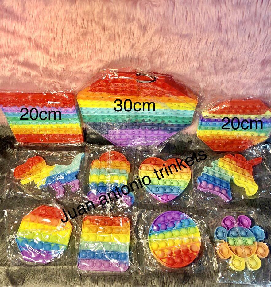 Pop it Big Size Jumbo Poppet Fidget Toys, Hobbies & Toys, Toys & Games ...