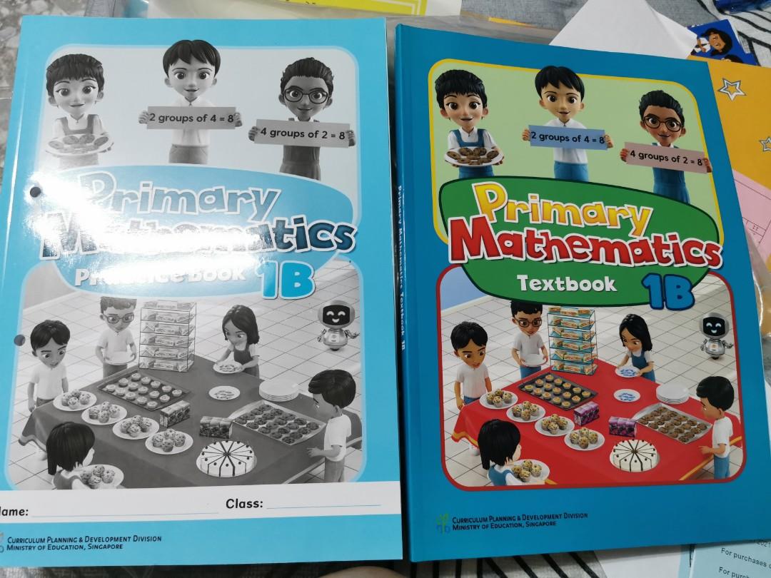 Primary 1 Mathematics Textbook & Practice Book 1B, Hobbies & Toys ...