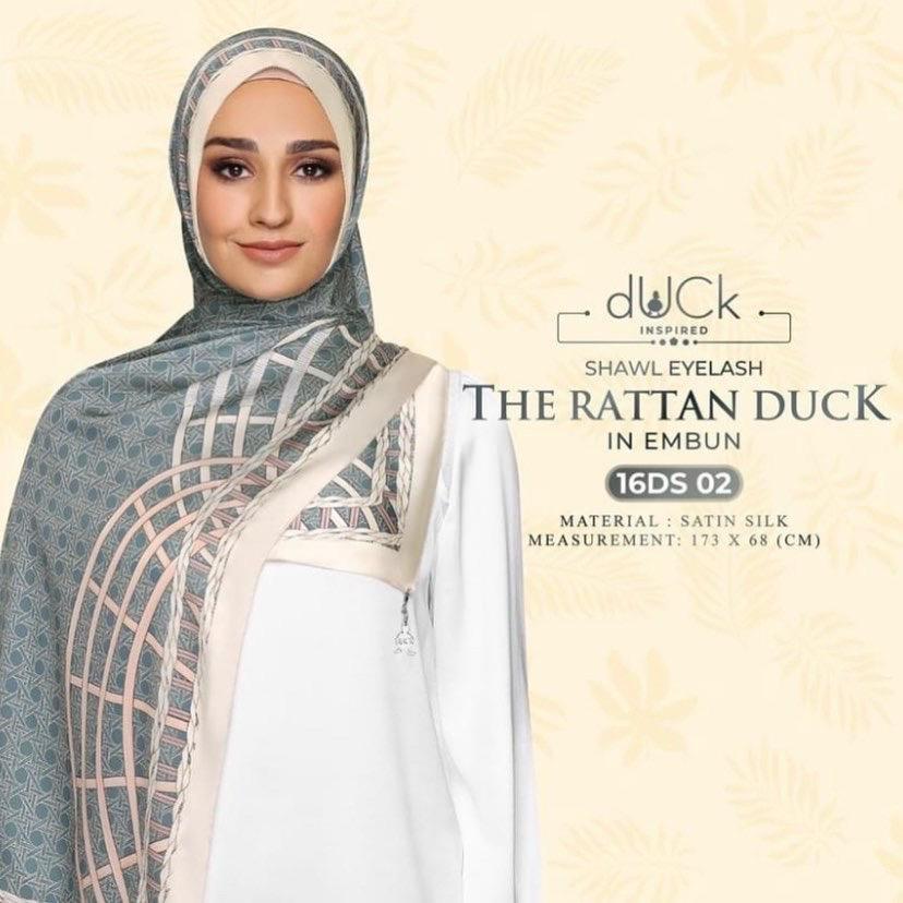 PRINTED SHAWL ( DUCK INSPIRED), Women's Fashion, Muslimah Fashion ...