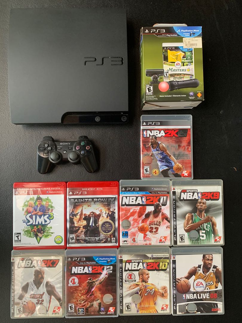 PS3 + Eye Camera & Motion Controller, Video Gaming, Video Game Consoles ...