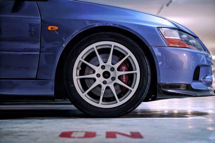 Rare Ralliart Rims For Mitsubishi Evo 9 CT9A, Car Accessories, Tyres ...