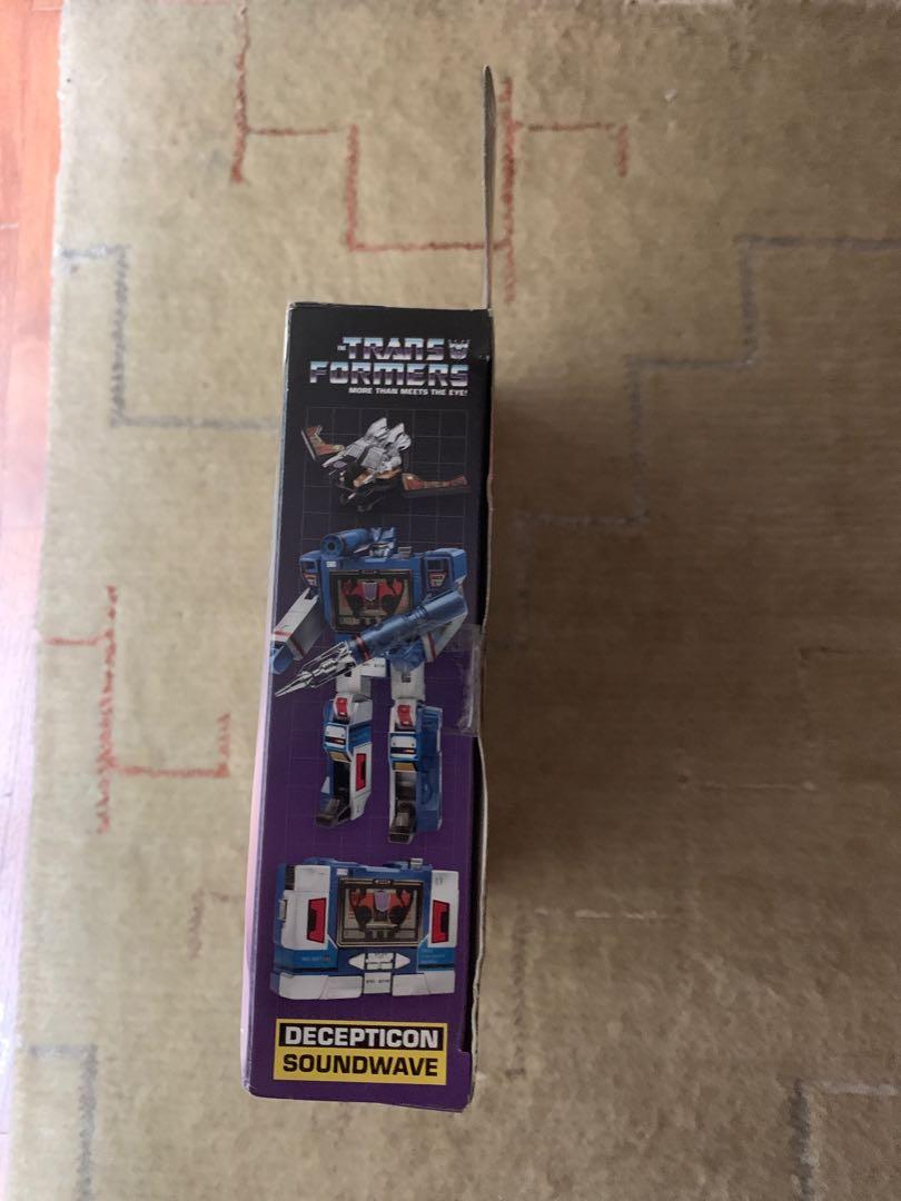 Reissue Transformers G1 Exclusive Soundwave with Buzzsaw, Hobbies ...