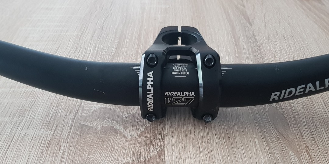 Ride Alpha Stem + Bar, Sports Equipment, Bicycles & Parts, Parts ...