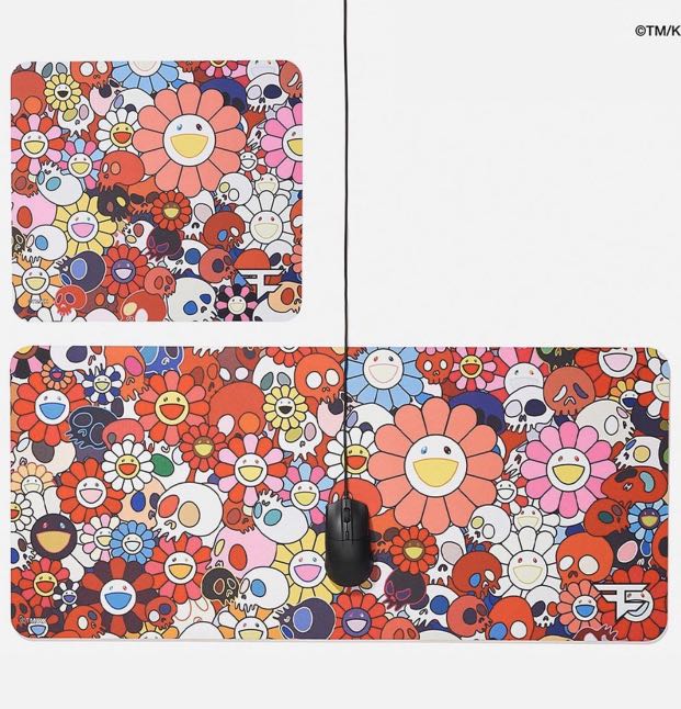 Takashi Murakami Huge Flower Gaming Mouse Pad , Men's Fashion, Tops ...