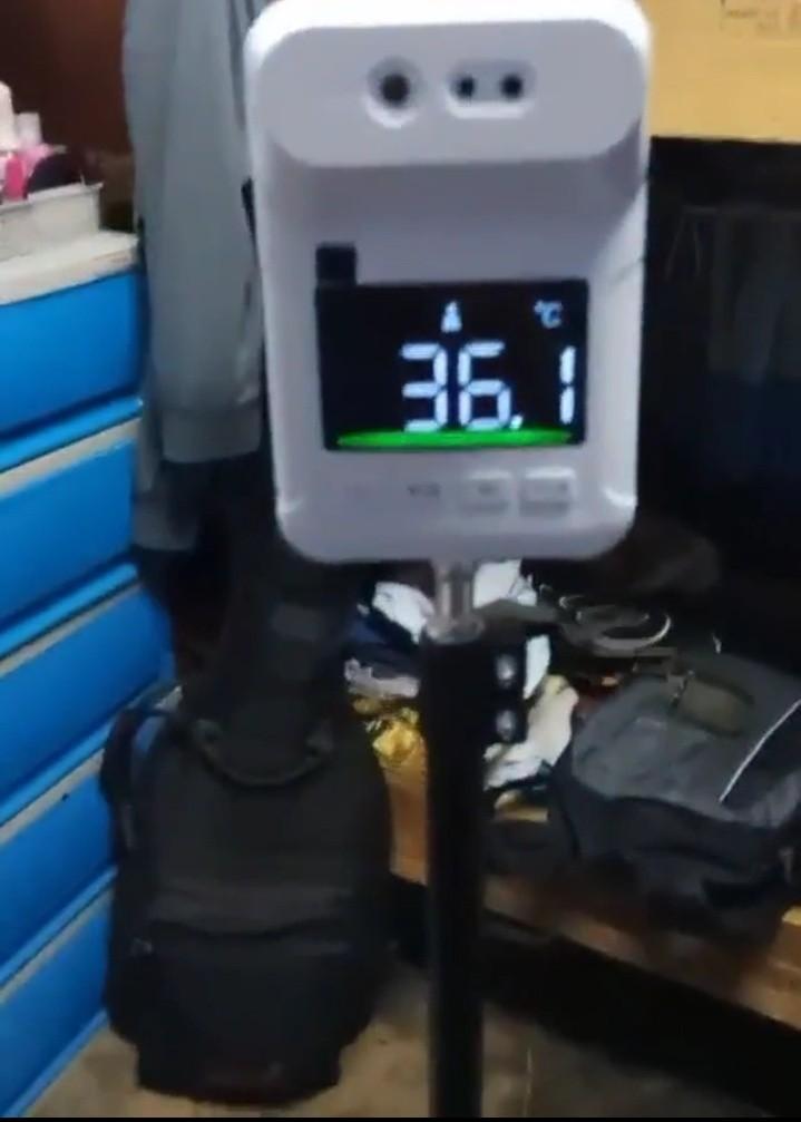 Talking Infrared Thermometer Temperature Scanner with Tripod Stand Non ...