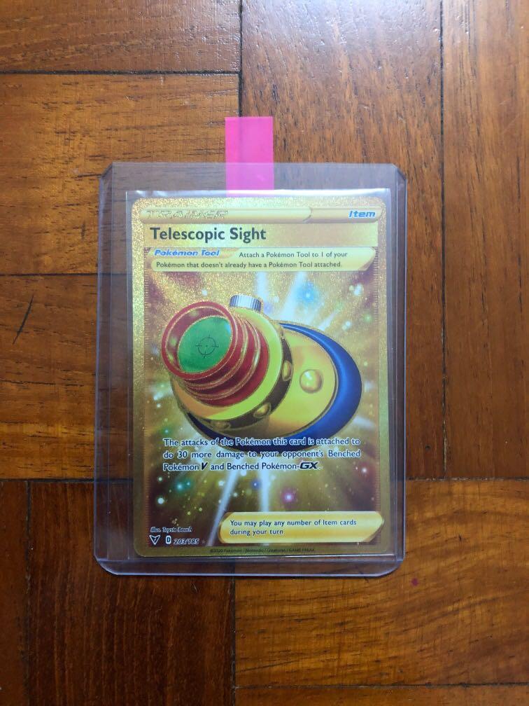 Telescopic Sight Pokemon Card, Hobbies & Toys, Toys & Games on Carousell