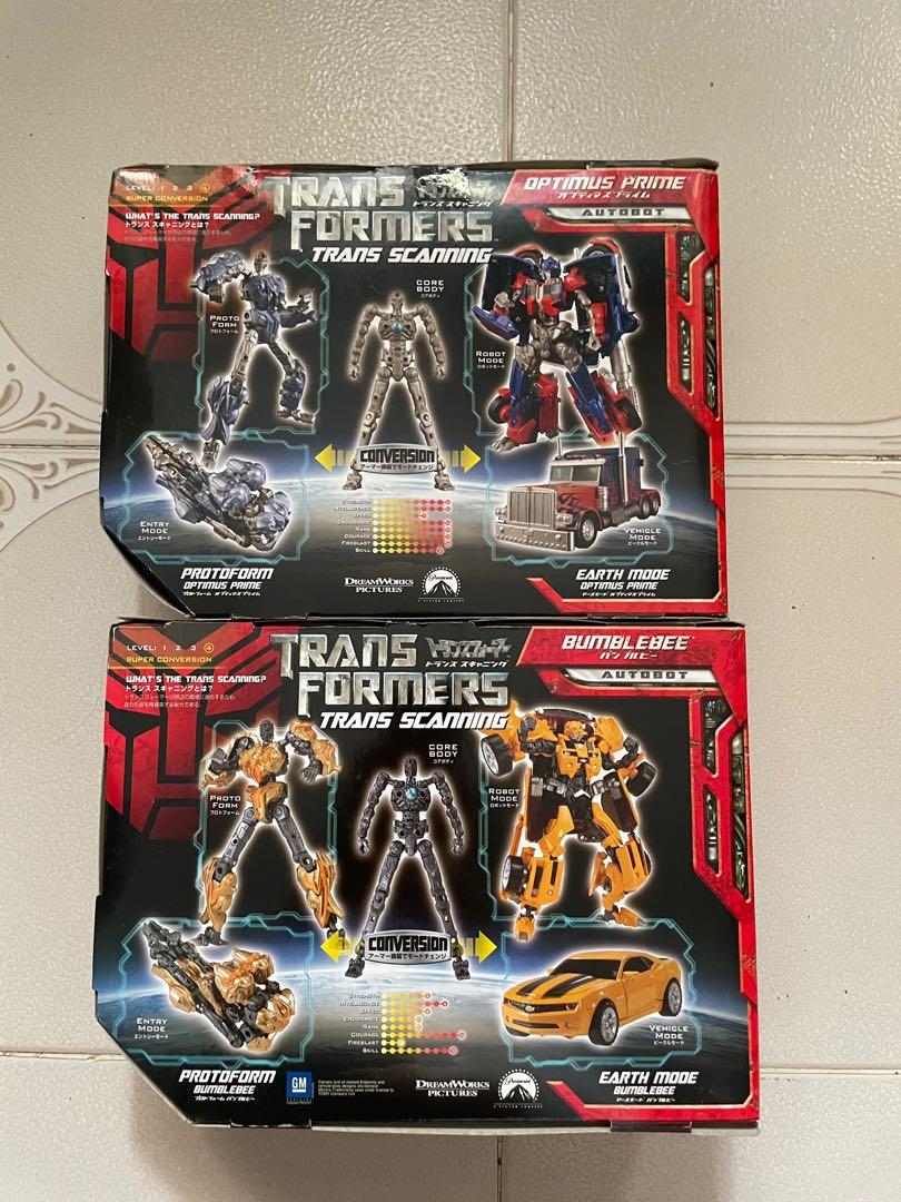 Transformers trans scanning Optimus prime and bumblebee, Hobbies & Toys ...