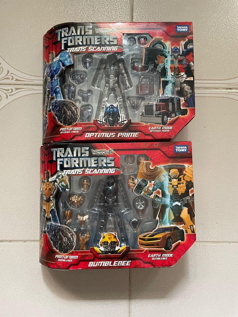 Transformers trans scanning Optimus prime and bumblebee, Hobbies & Toys ...