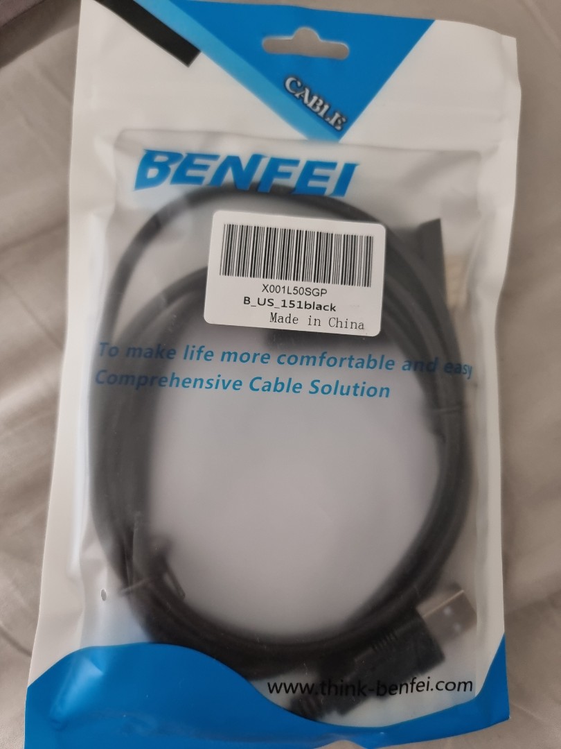 USB to Serial Adapter, Benfei USB to RS-232 Male (9-pin) DB9 Serial ...