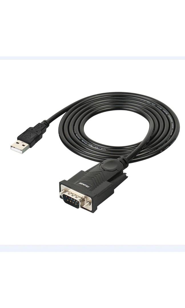 USB to Serial Adapter, Benfei USB to RS-232 Male (9-pin) DB9 Serial ...
