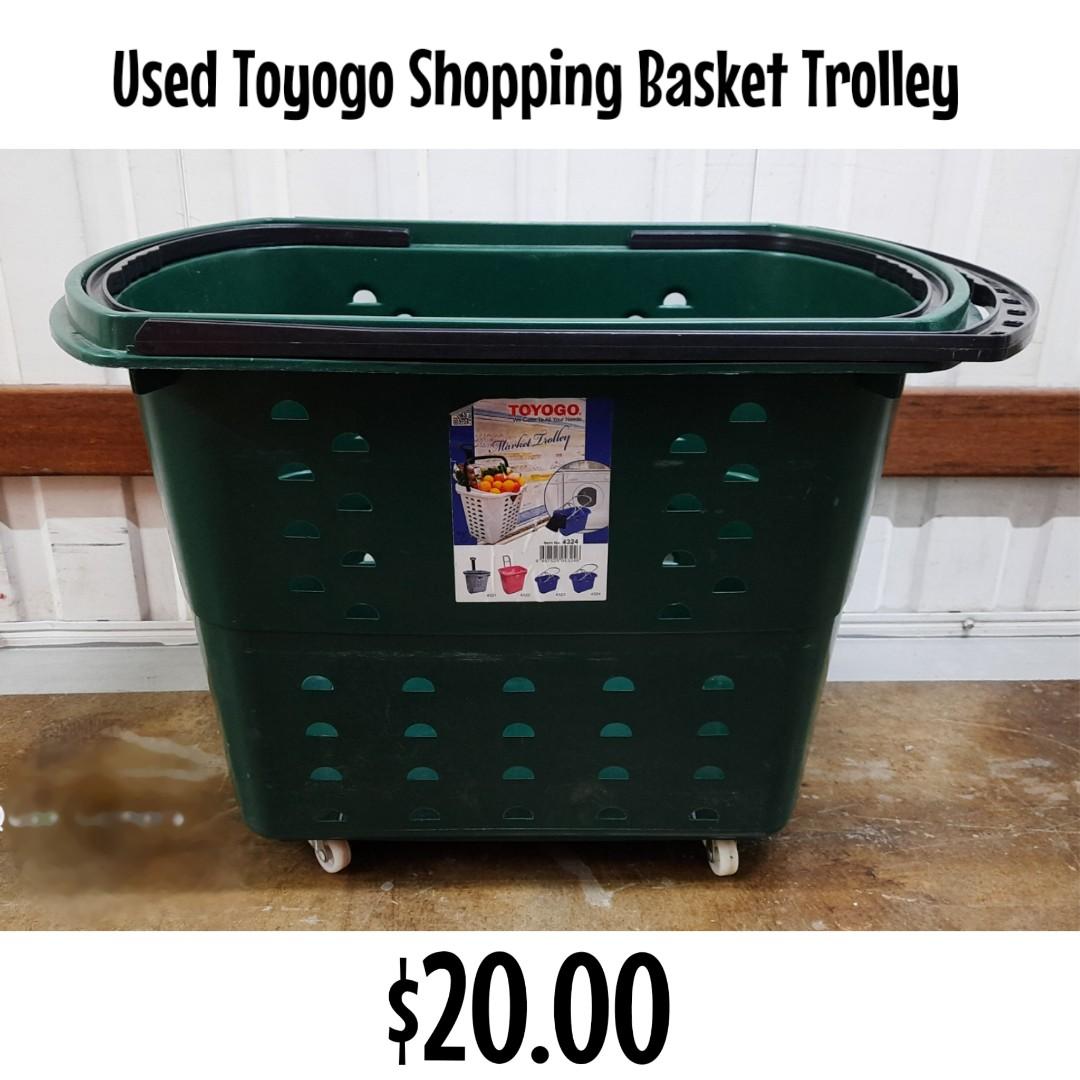Used Toyogo Basket Trolley, Furniture & Home Living, Home Improvement ...