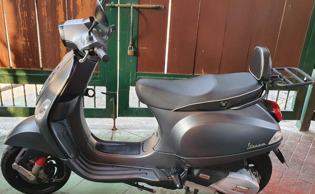 Vespa S125 Matte Grey, Motorbikes, Motorbikes for Sale on Carousell