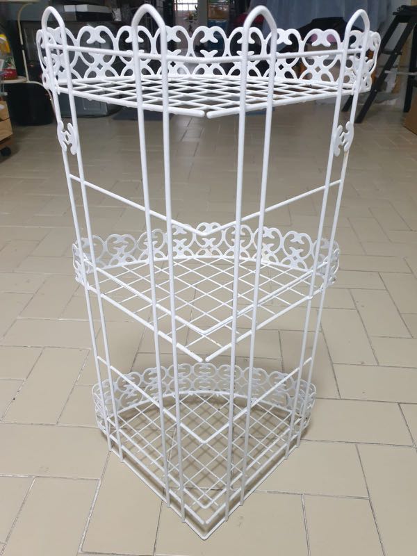 Corner Wire Rack, Furniture & Home Living, Furniture, Shelves, Cabinets ...