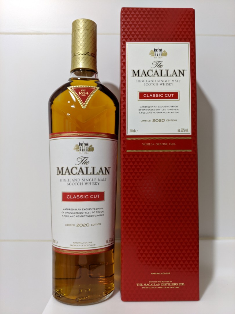 [55% 70cl] Macallan Classic Cut 2020, Food & Drinks, Alcoholic ...
