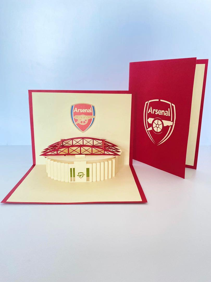 Arsenal pop up card, Hobbies & Toys, Stationery & Craft, Other ...