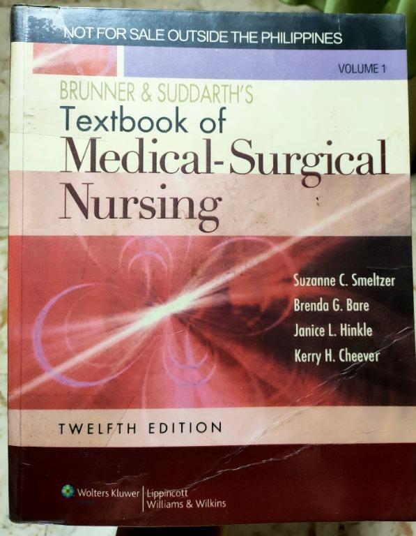 Brunner & Suddarth's Medical/Surgical Nursing vol.1 & 2 + Study book, Hobbies & Toys, Books ...