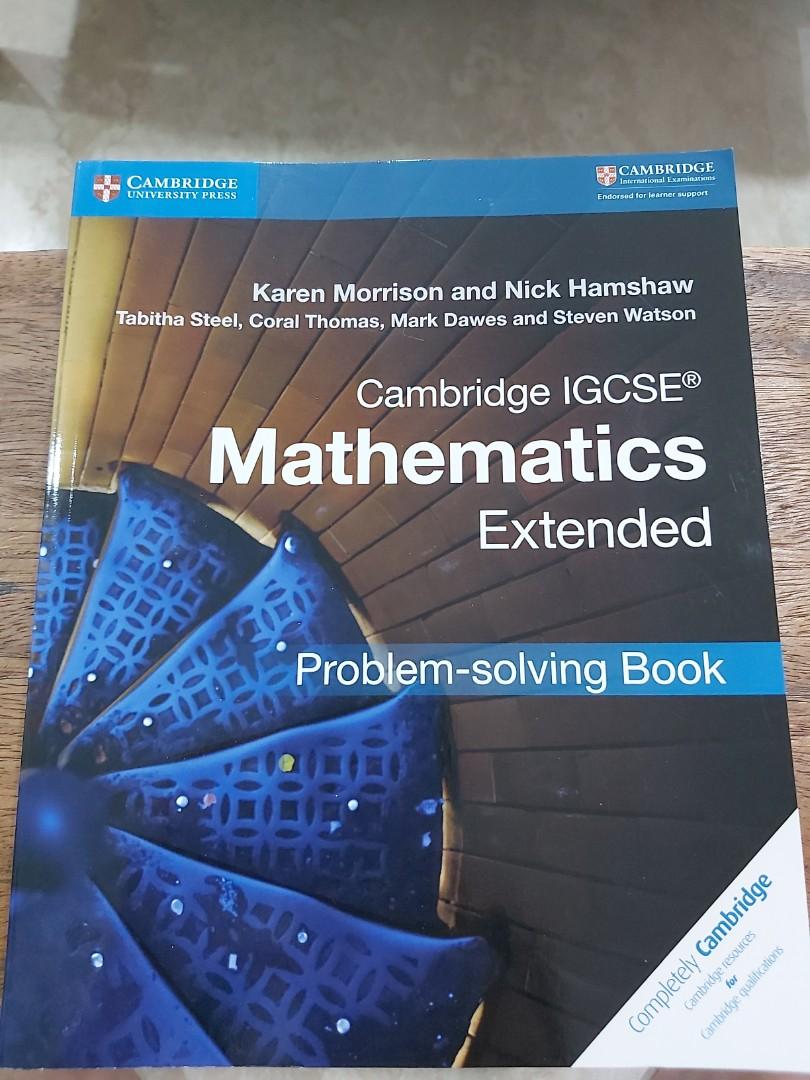 Cambridge IGCSE Mathematics Extended Problem-Solving Book, Hobbies & Toys, Books & Magazines ...