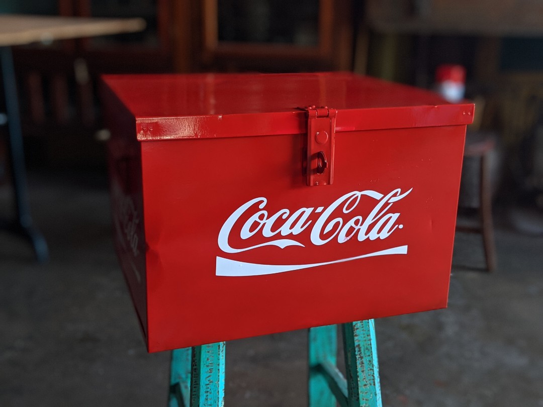 Coca Cola Storage Box Custom, Furniture & Home Living, Home Decor ...