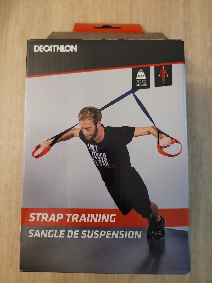 Decathlon Strap Training, Sports Equipment, Exercise & Fitness, Toning ...