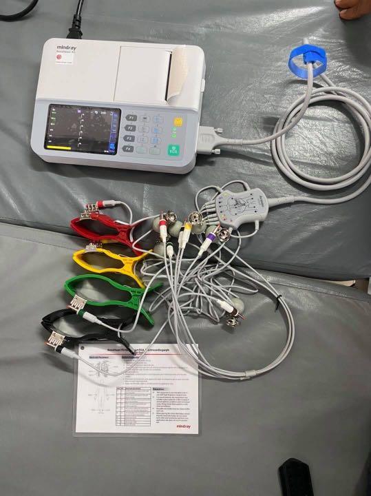 ECG machine Beneheart R3, Health & Nutrition, Medical Supplies & Tools ...
