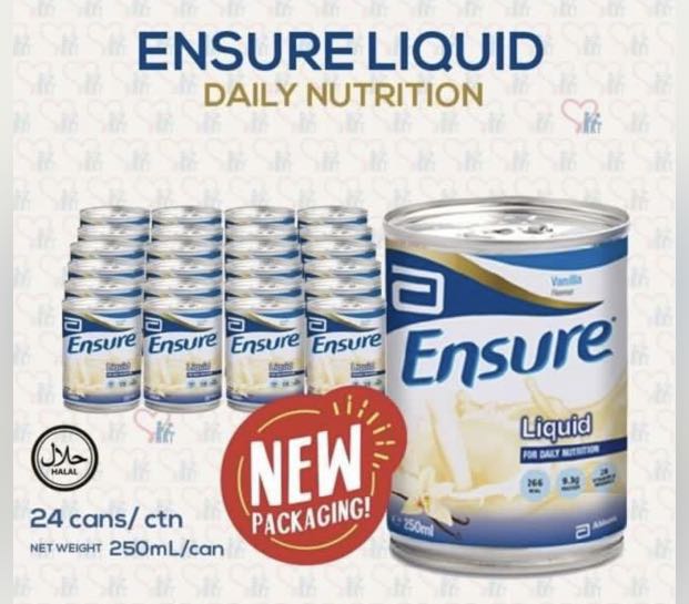 Ensure liquid, Health & Nutrition, Health Supplements, Sports & Fitness ...