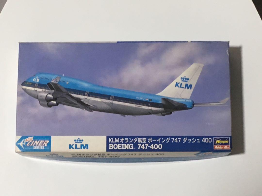 Hasegawa KLM B747 Mini-Liner Series 1:400, Hobbies & Toys, Toys & Games ...