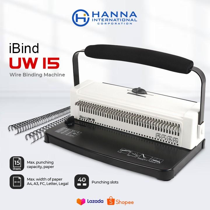 iBind UW15 Wire Binding Machine (3:1) 40 pull out pins, Computers ...