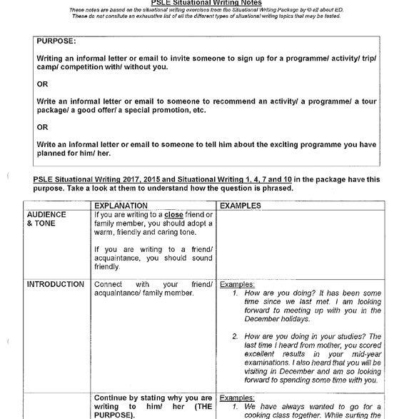 2022 Version - LAST MILE PSLE SITUATIONAL WRITING NOTES, Hobbies & Toys ...