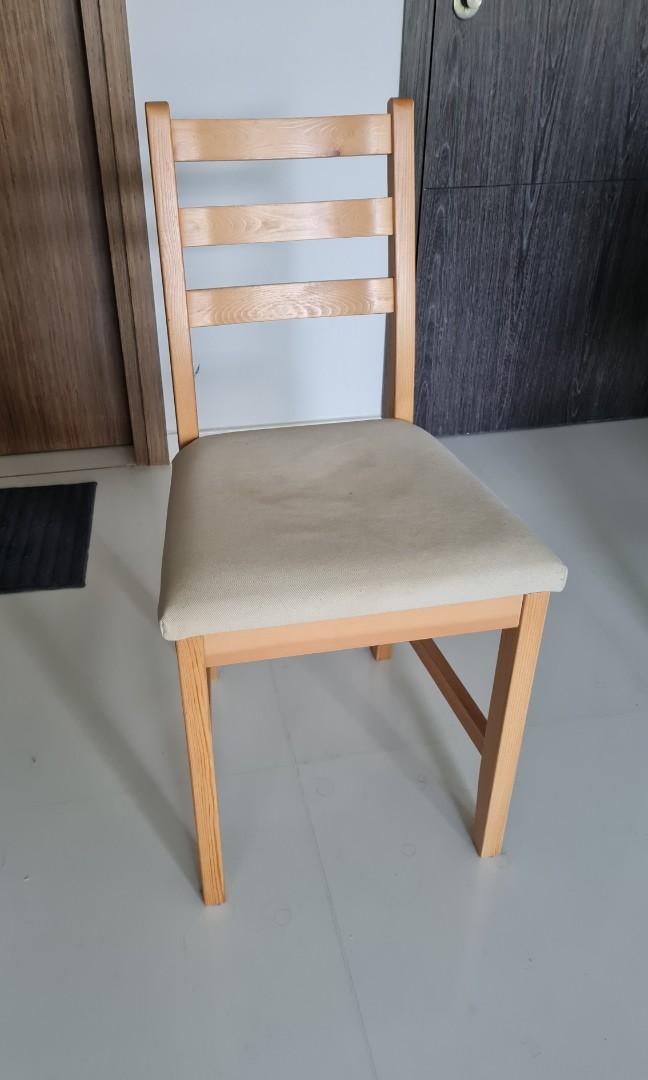 LERHAMN IKEA Chair, Furniture & Home Living, Furniture, Chairs on Carousell
