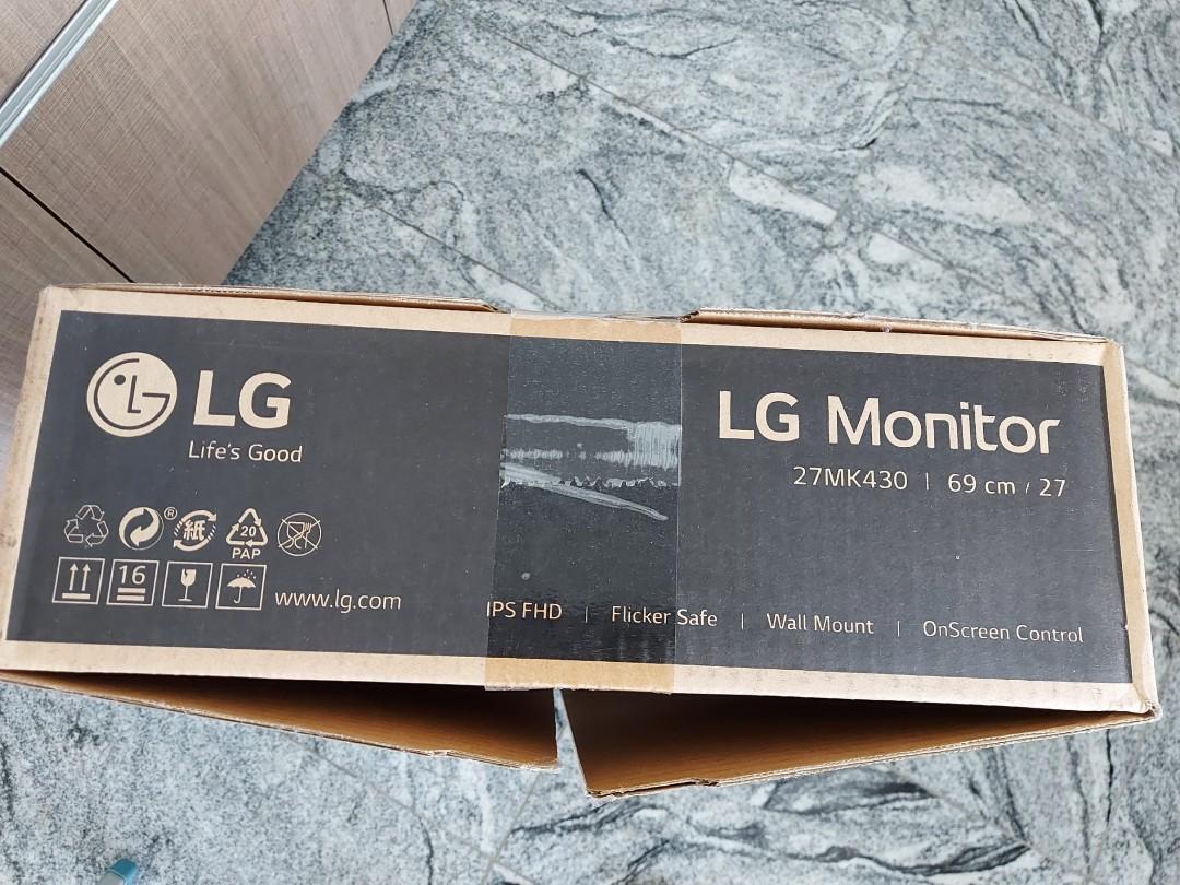 LG 27inch monitor 1080p and refresh rate 75, Computers & Tech, Parts ...