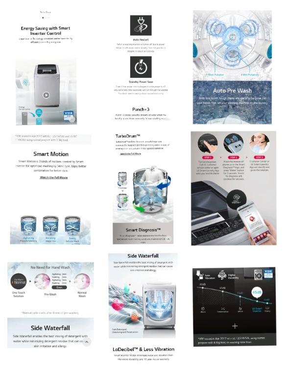 LG TopLoad Washing Machine T2175VSPM 7.5 KG, TV & Home Appliances ...