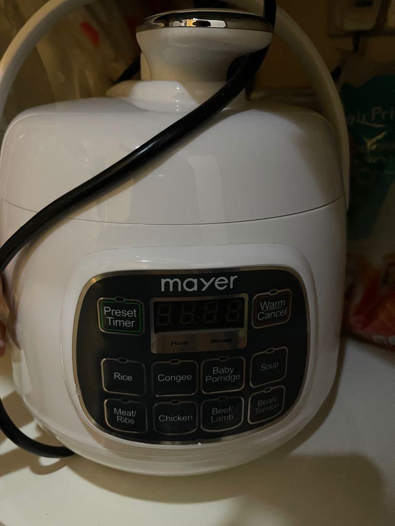 Mayer 1.6L mini pressure cooker, TV & Home Appliances, Kitchen ...