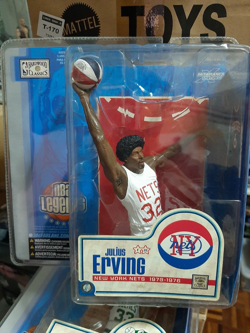 Mcfarlane NBA Legends Julius Erving, Hobbies & Toys, Collectibles ...