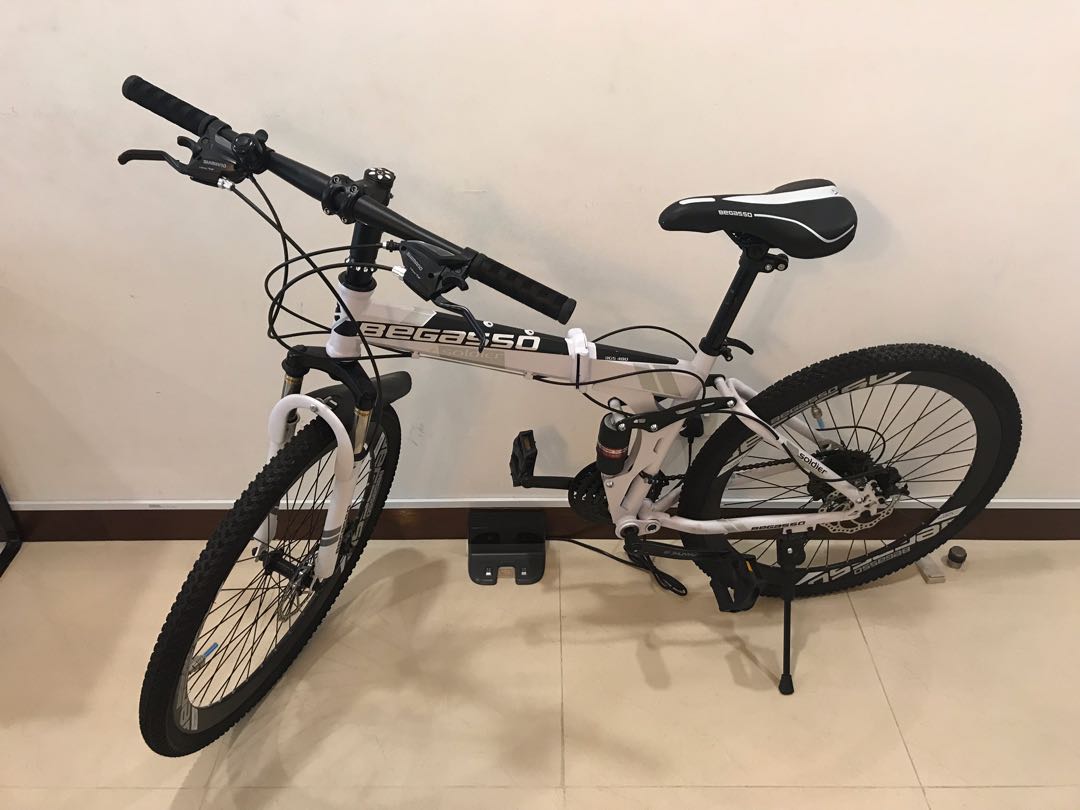 Shinamo Gear Foldable Mountain Bike - Begasso 26 Inch , Sports ...