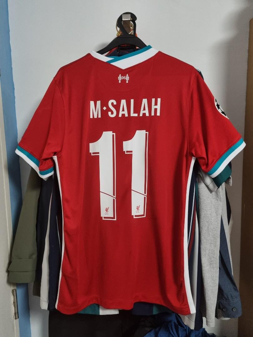 Mo Salah Liverpool 20/21 Nike Football Jersey (Home Kit), Men's Fashion ...