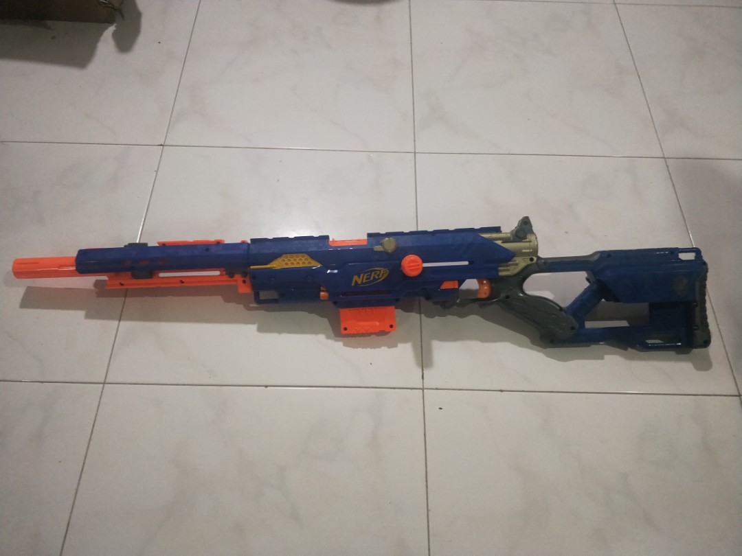 Nerf N-Strike Long Strike CS-6 Longstrike, Hobbies & Toys, Toys & Games ...