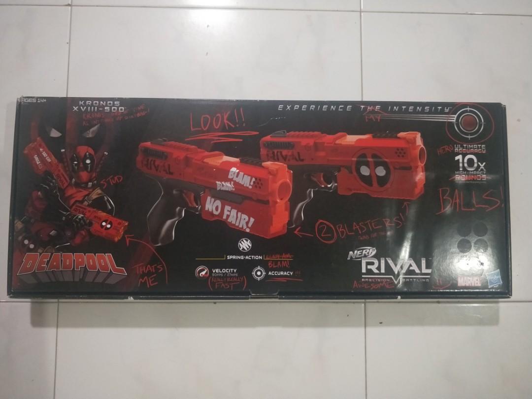 Nerf Rival Deadpool Kronos XVIII - 500 Red, Hobbies & Toys, Toys ...