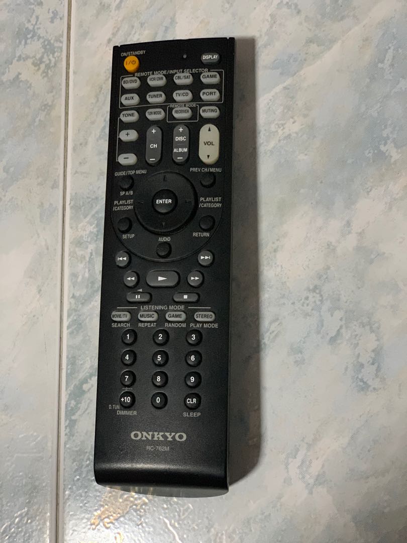 Onkyo remote RC-762M, Audio, Other Audio Equipment on Carousell