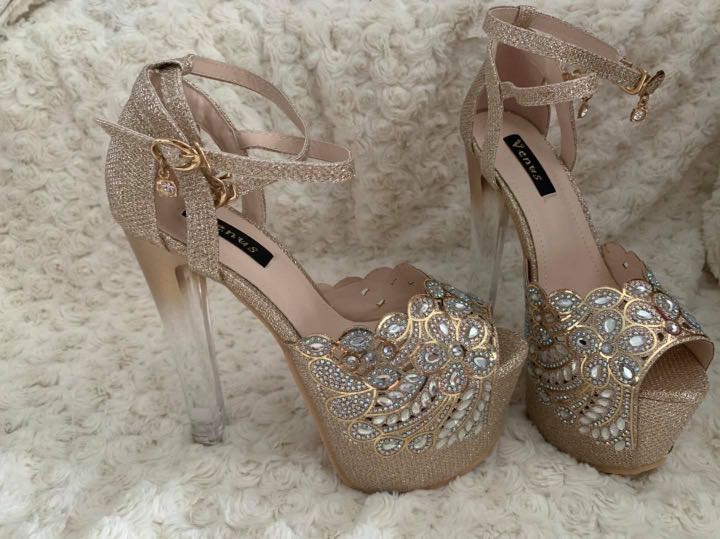 Pageant heels, Women's Fashion, Footwear, Heels on Carousell