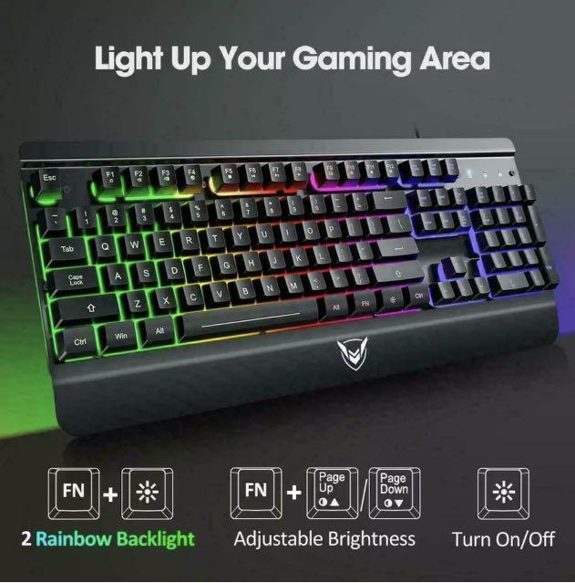Picket Wired Gaming Keyboard Pc268a Computers And Tech Parts And Accessories Computer Keyboard On