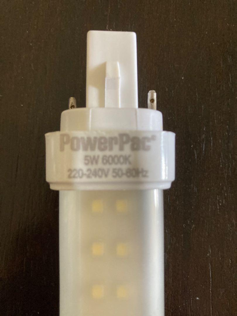 PowerPac PLC LED Light 5W 6000K, Furniture & Home Living, Lighting ...