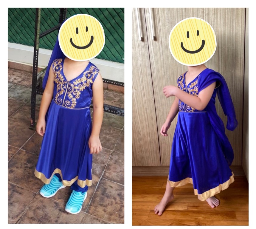 Racial Harmony Day costume - girls (Indian), Babies & Kids, Babies ...