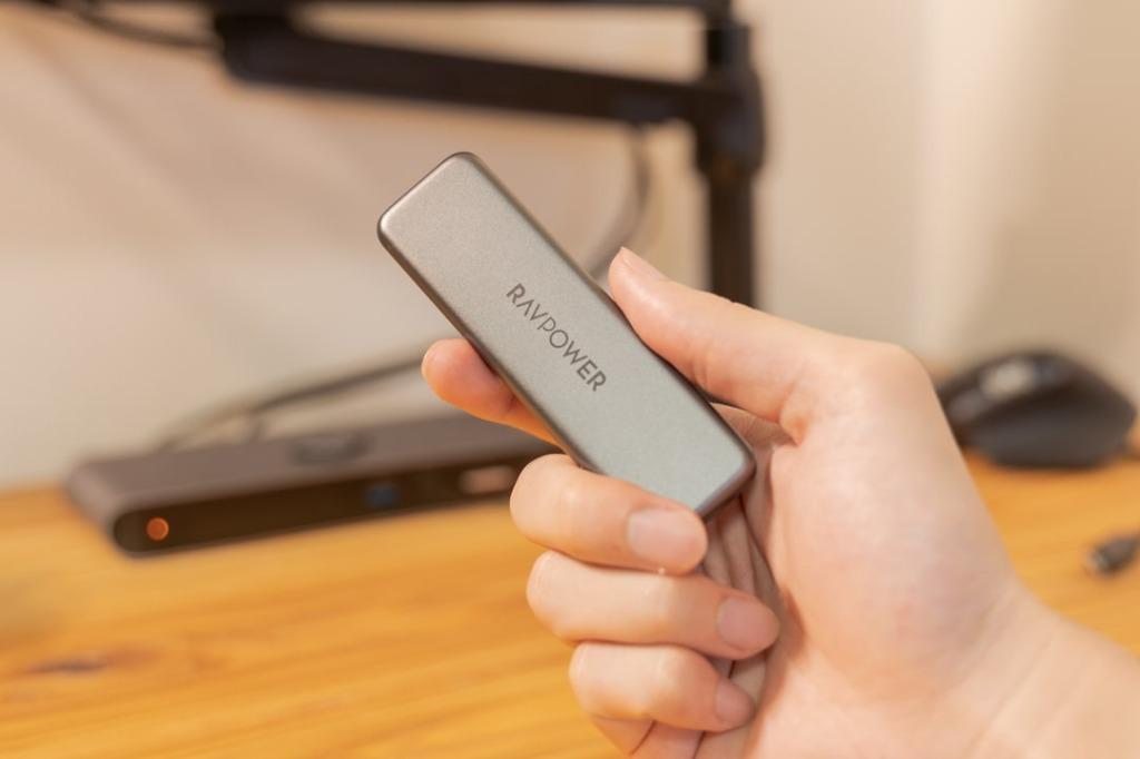 RAVPower Mini External SSD Hard Drive (1 TB) Portable SSD USB-C Solid ...